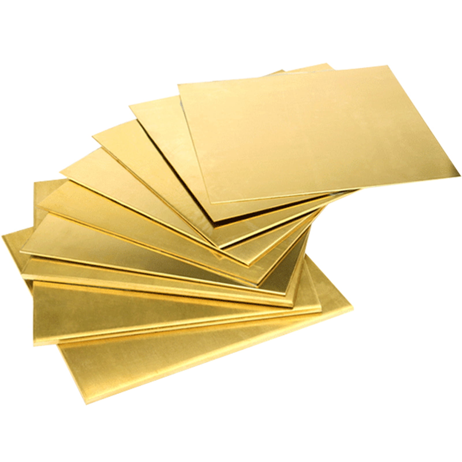 Brass plate H62 Size:1x100x200mm - Walmart.com