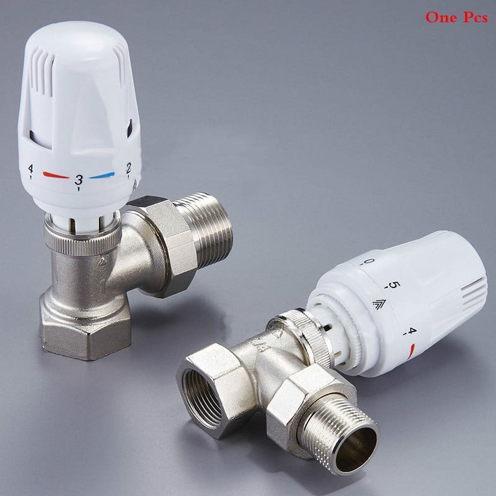 Brass thermostat radiator control valve angle type PPR DN20*1/2 DN25*3/ ...