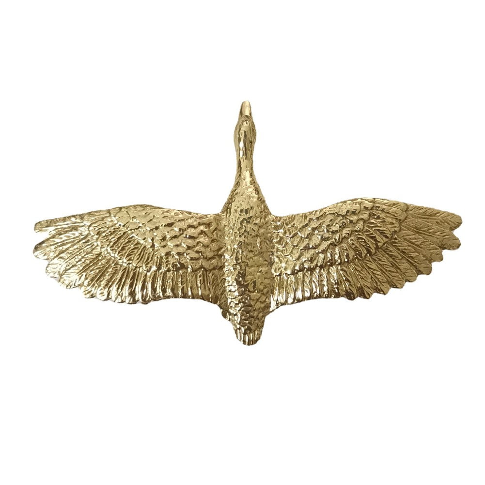 Brass wild goose handle Nordic style pure copper cabinet drawer door ...