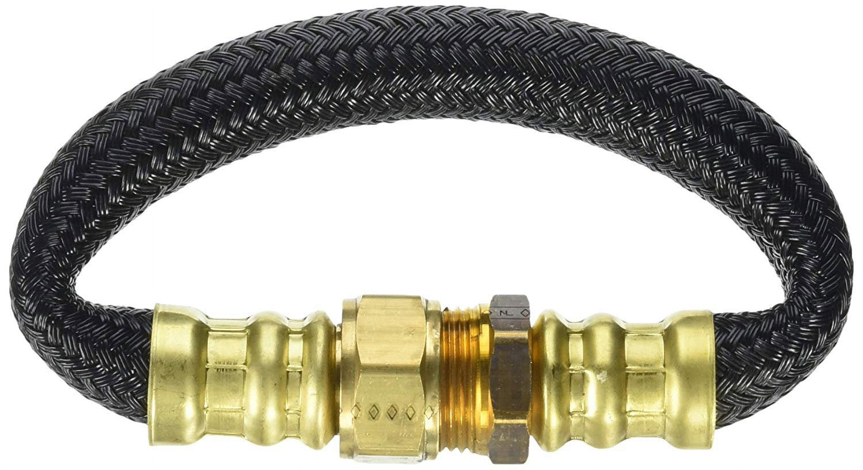 BrassCraft BWB20-12 3/4" MIP x 3/4" FIP x 12" Polymer Braided Water ...
