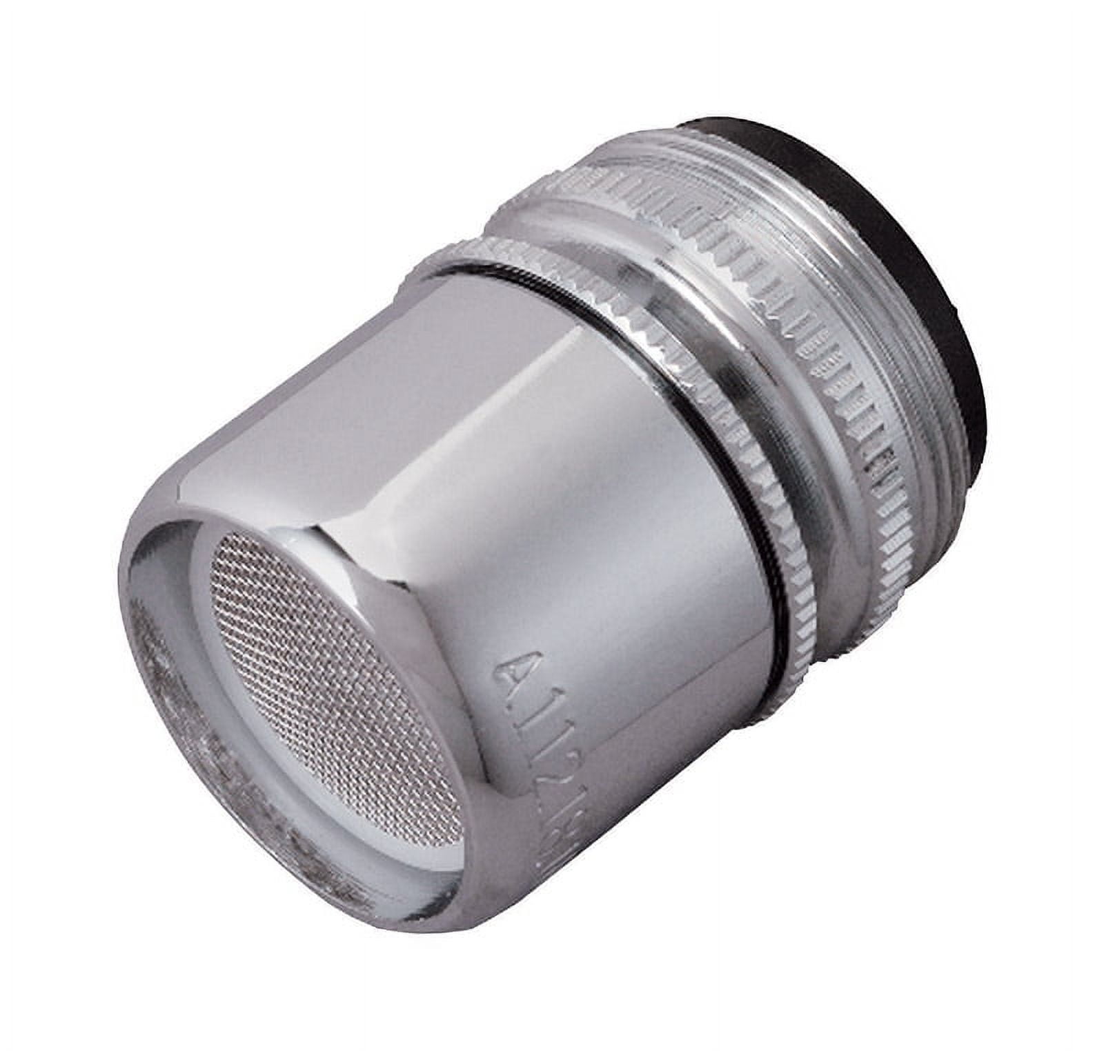 Faucet Aerator, Chrome-plated Brass, Dual THD, 55/64 & 15/16"X27-THD ...