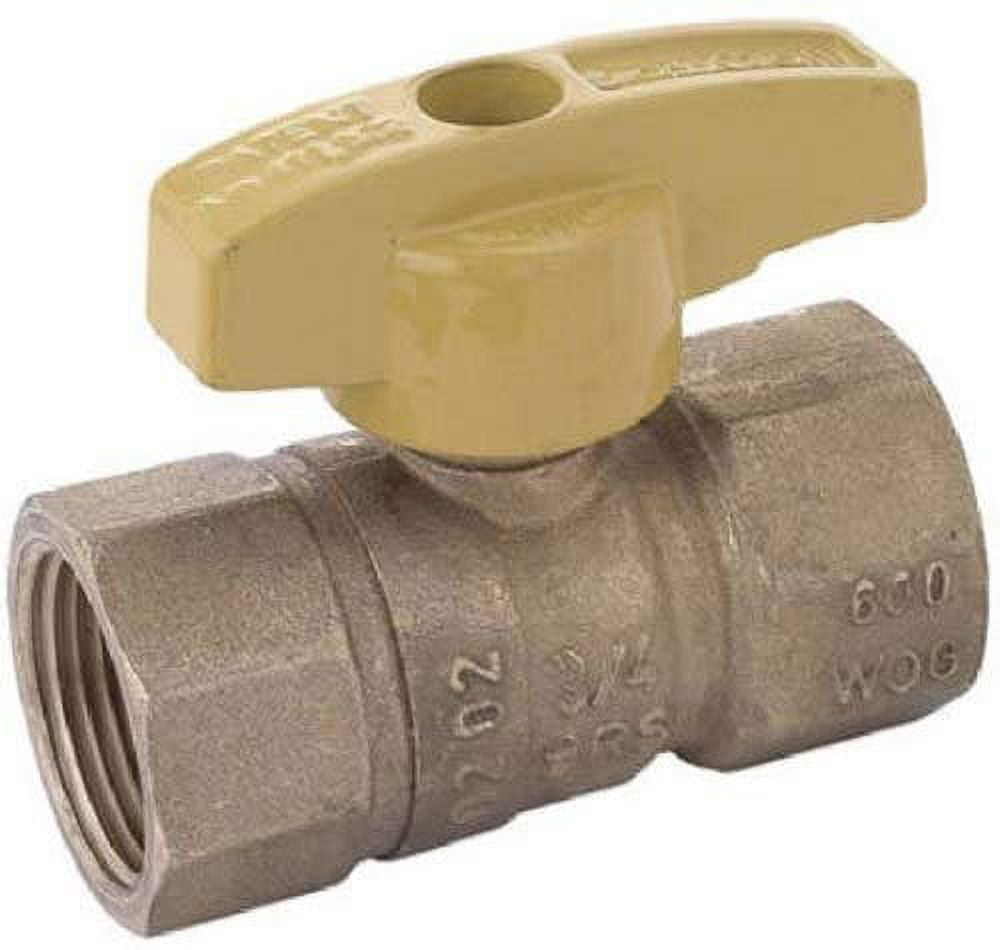 BrassCraft Gas Shut Off Valve PSBV503-8 - Brass Ball Valve, Durable ...