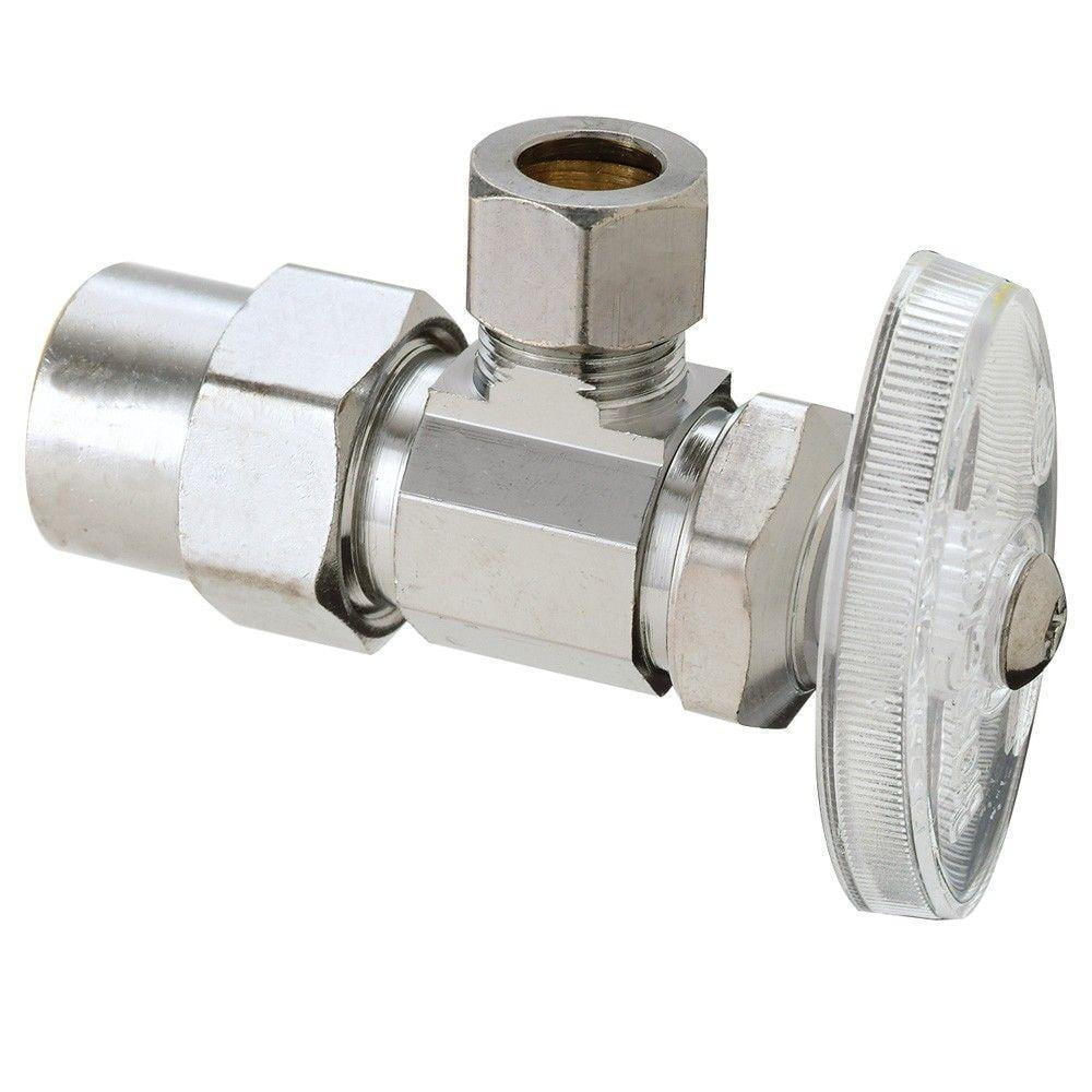 Brasscraft PR19X C Solvent Angle Stop 1/2" NOM CPVC X 3/8" OD Comp ...