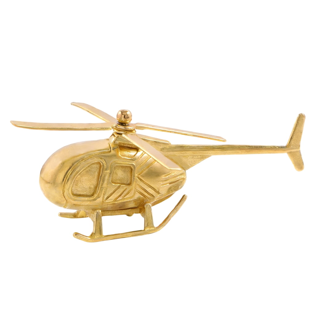 Brasses Helicopter Model Retros Decoration Handcrafted Collectible for ...