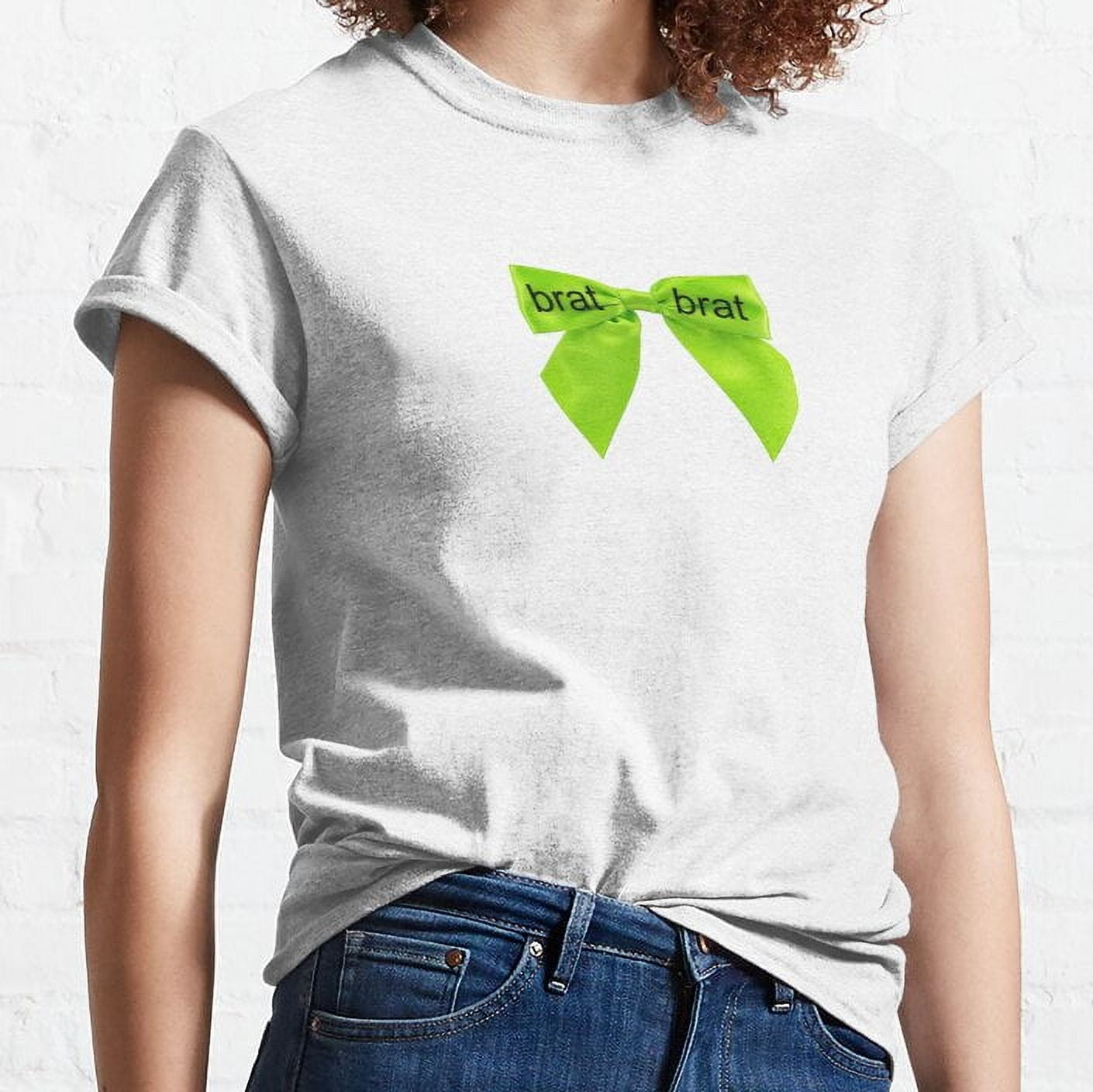 Brat Ribbon Bow Classic T-Shirt Vintage Birthday Gifts - Walmart.com