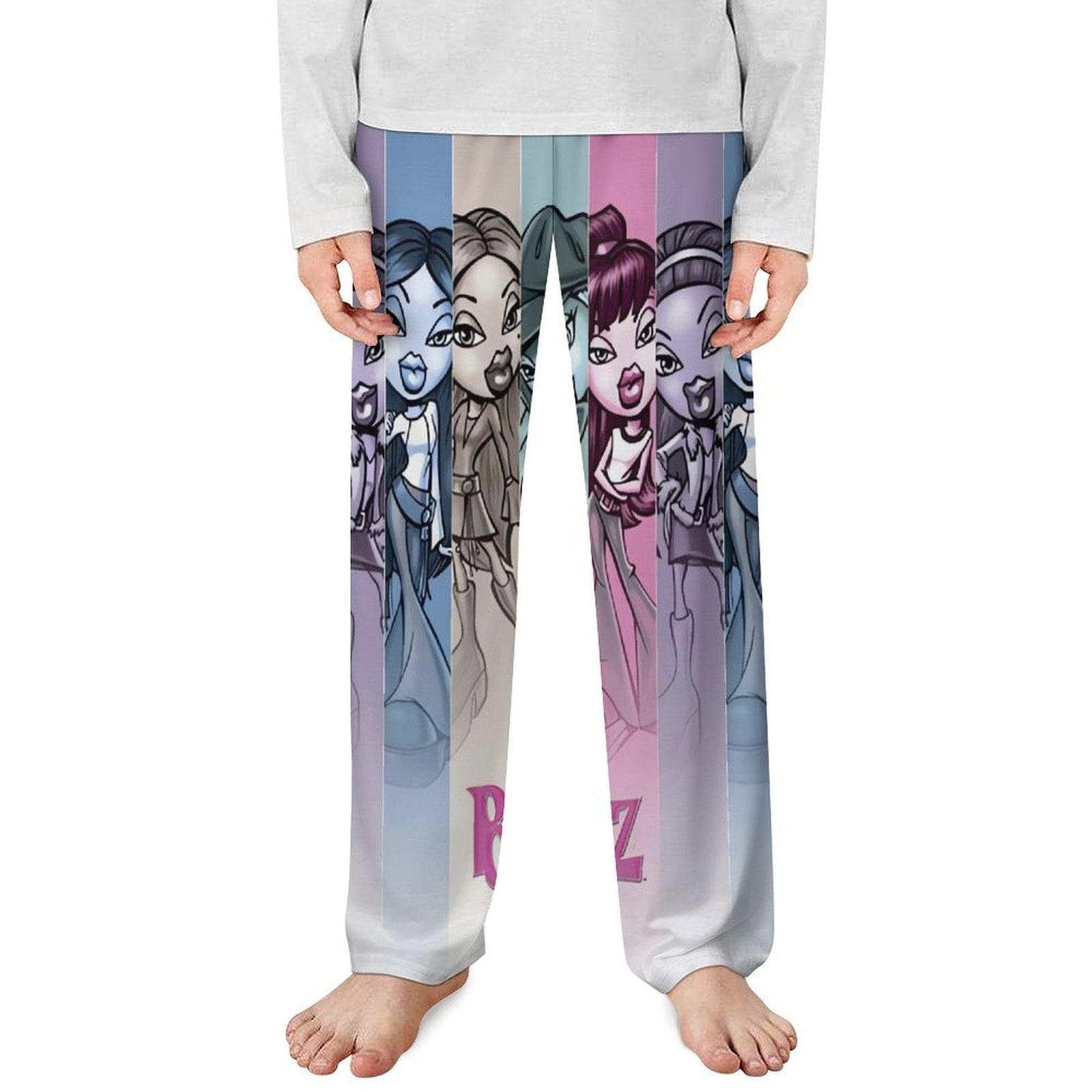 Brat-Z0 Pajama Pants Cartoon Casual Lounge PJ Bottoms with Pockets ...