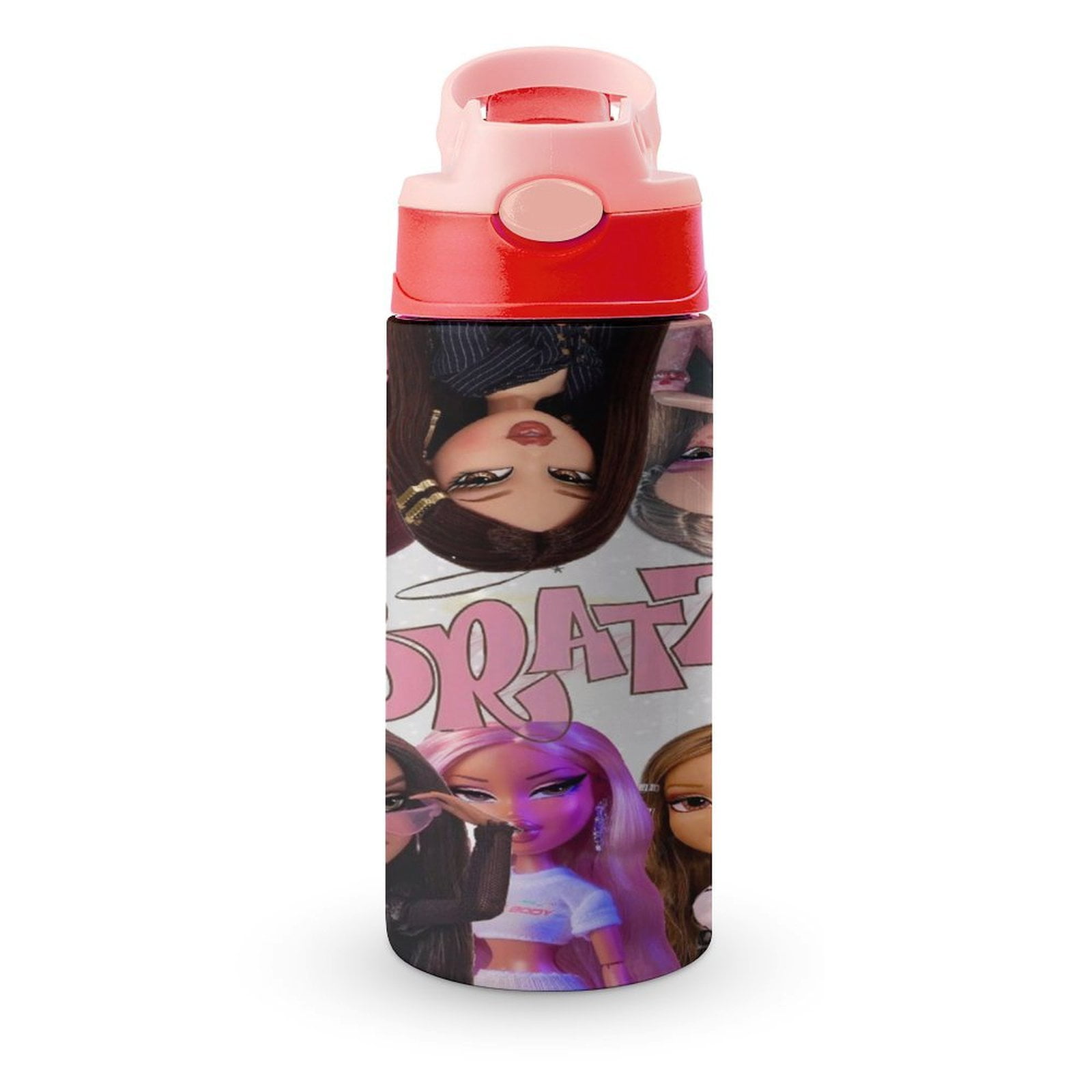 Brat-Z0 Water Bottle with Straw Lid Vacuum Insulated Stainless Steel ...