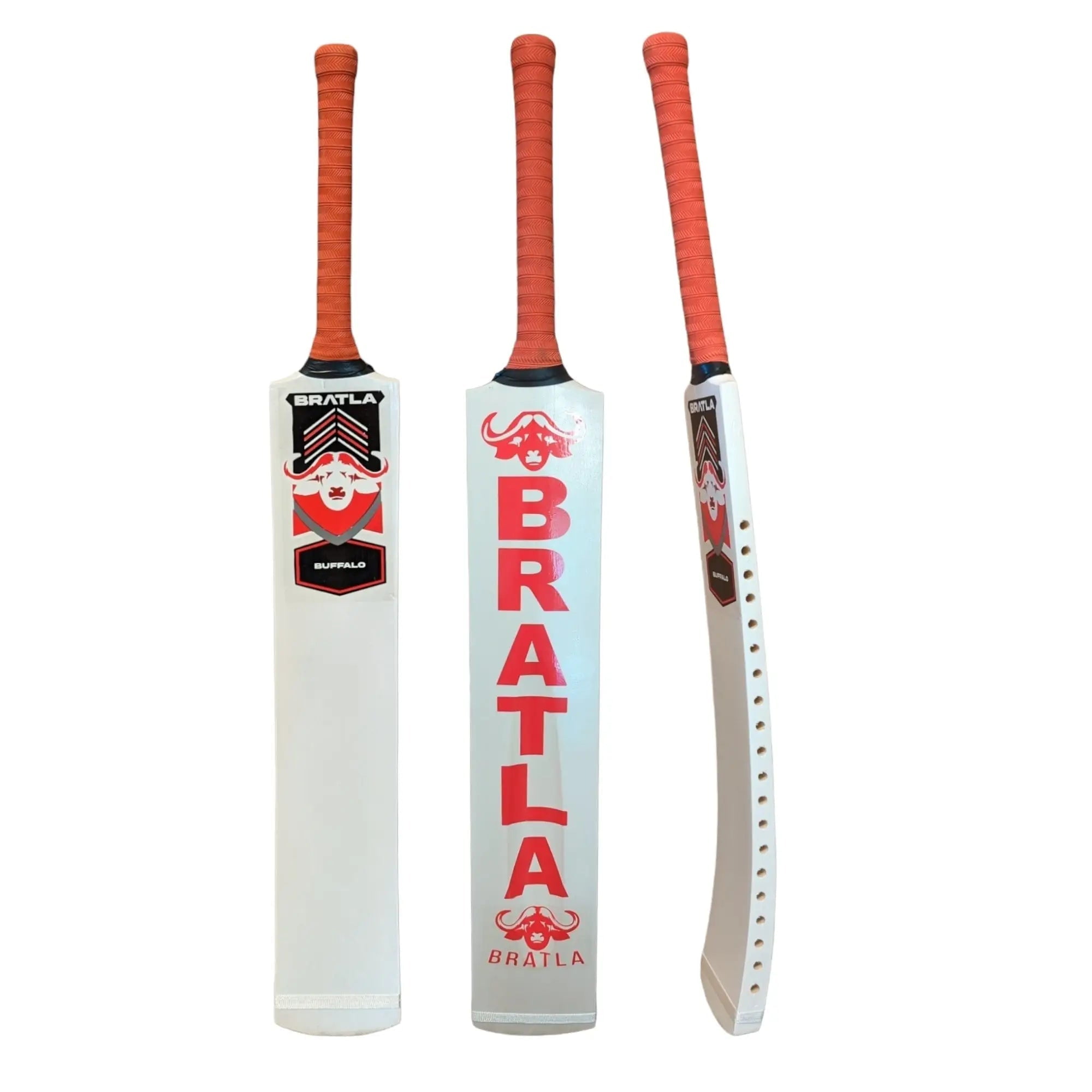 Bratla Cricket Bat for Tape Tennis Soft Ball - Lightweight Curved ...