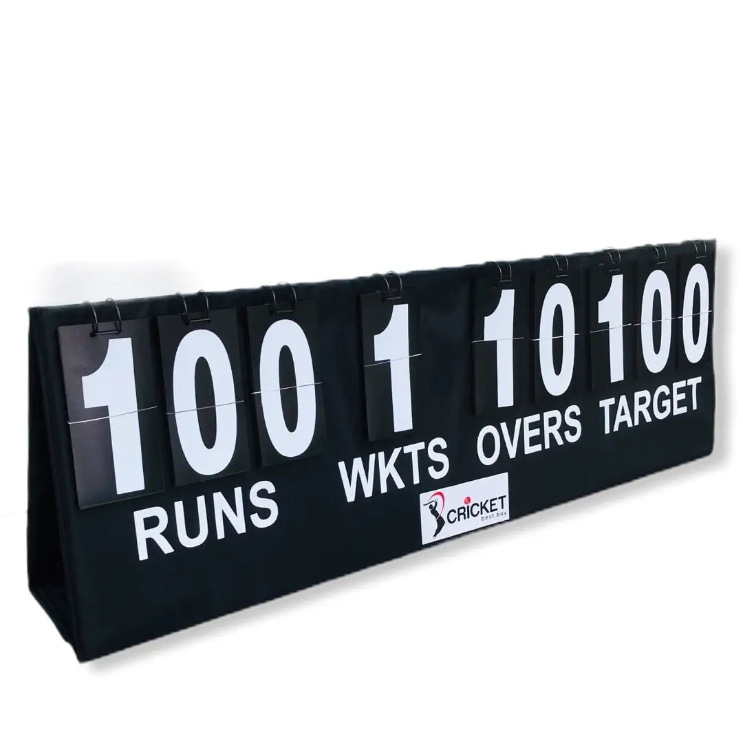 Bratla Cricket Scoreboard Portable Black Easy-Flip Scoreboard for ...