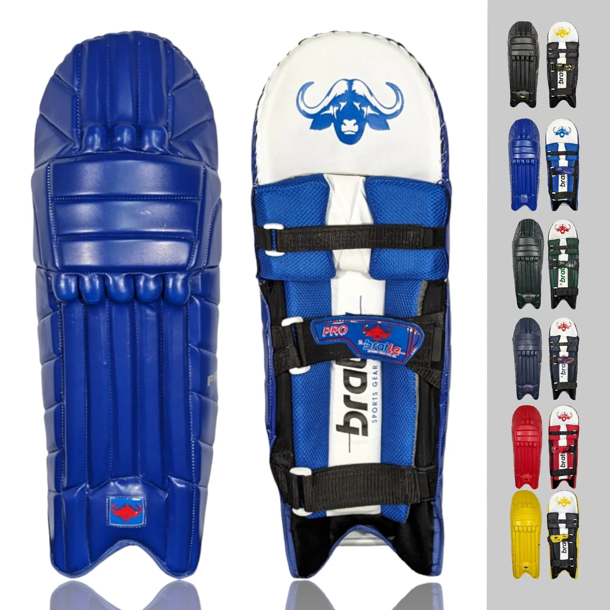 Bratla Pro Colored Cricket Batting Pads Legguard Adult - Walmart.com