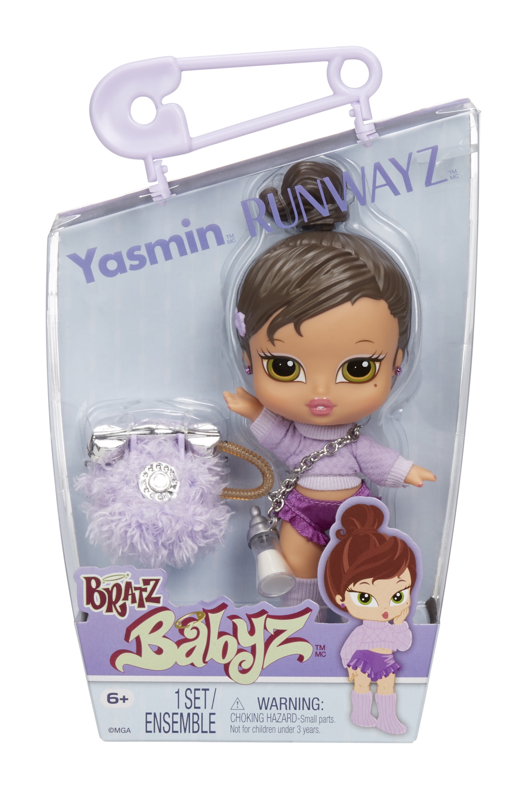 Bratz, Babyz Runwayz Yasmin Doll, with Real Fashions, Collectible ...