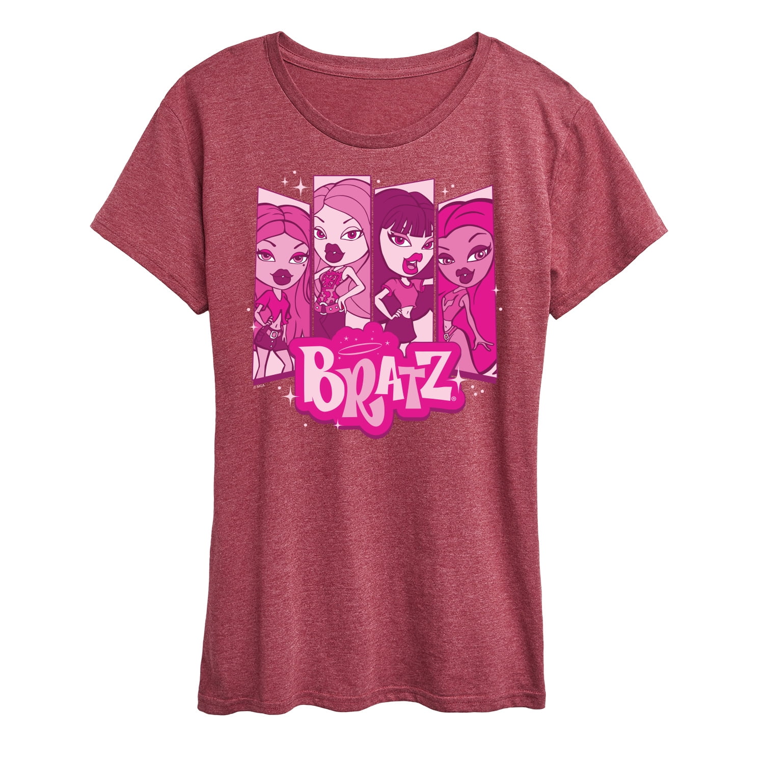 Bratz - Bratz Logo - Yasmin Jade Cloe Sasha - Women's Short Sleeve ...