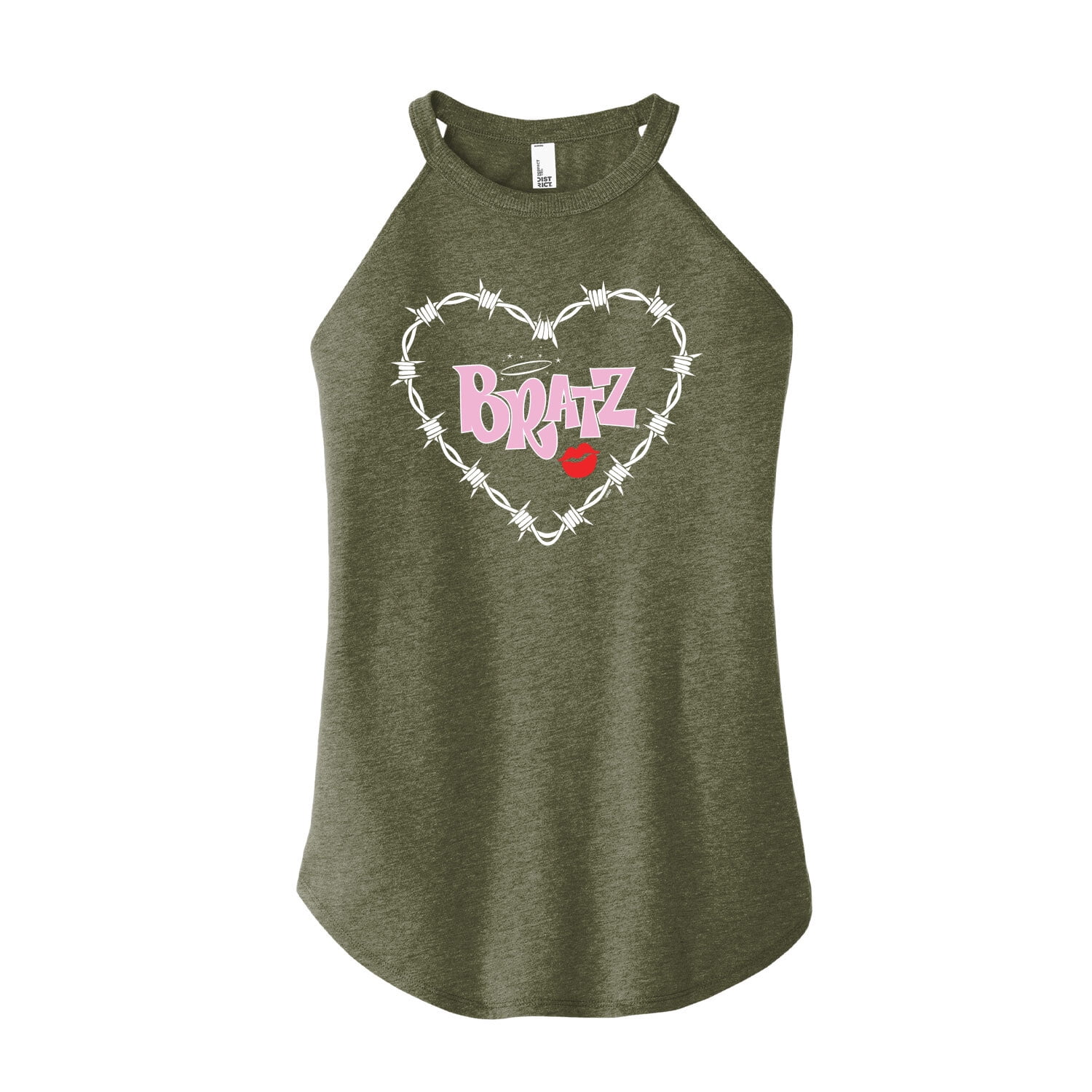 Bratz - Bratz Original Logo - Barbed Wire Heart - Juniors High Neck ...