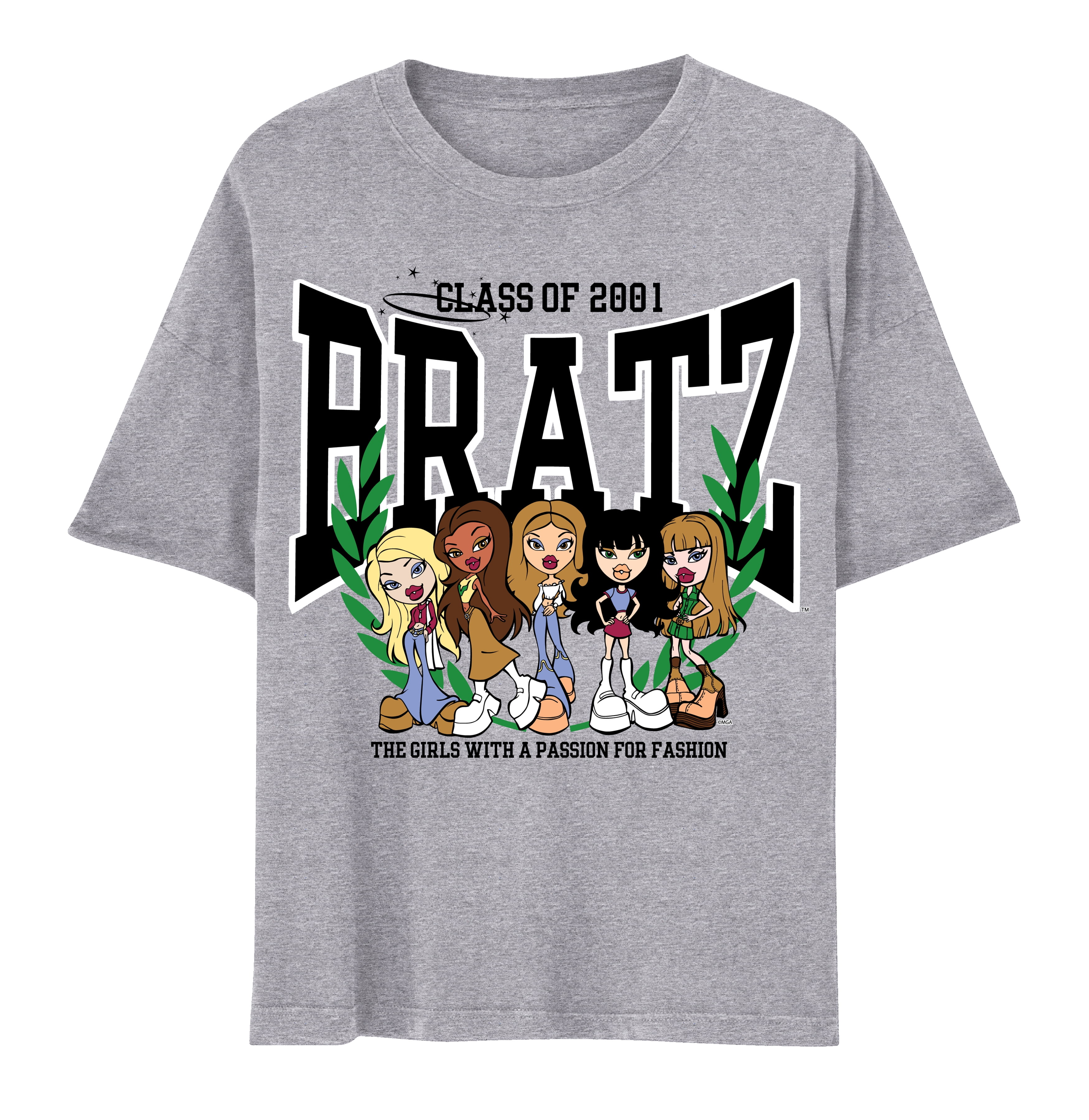 Bratz Class of 2001 Mens and Womens Short Sleeve T-Shirt (Athletic ...