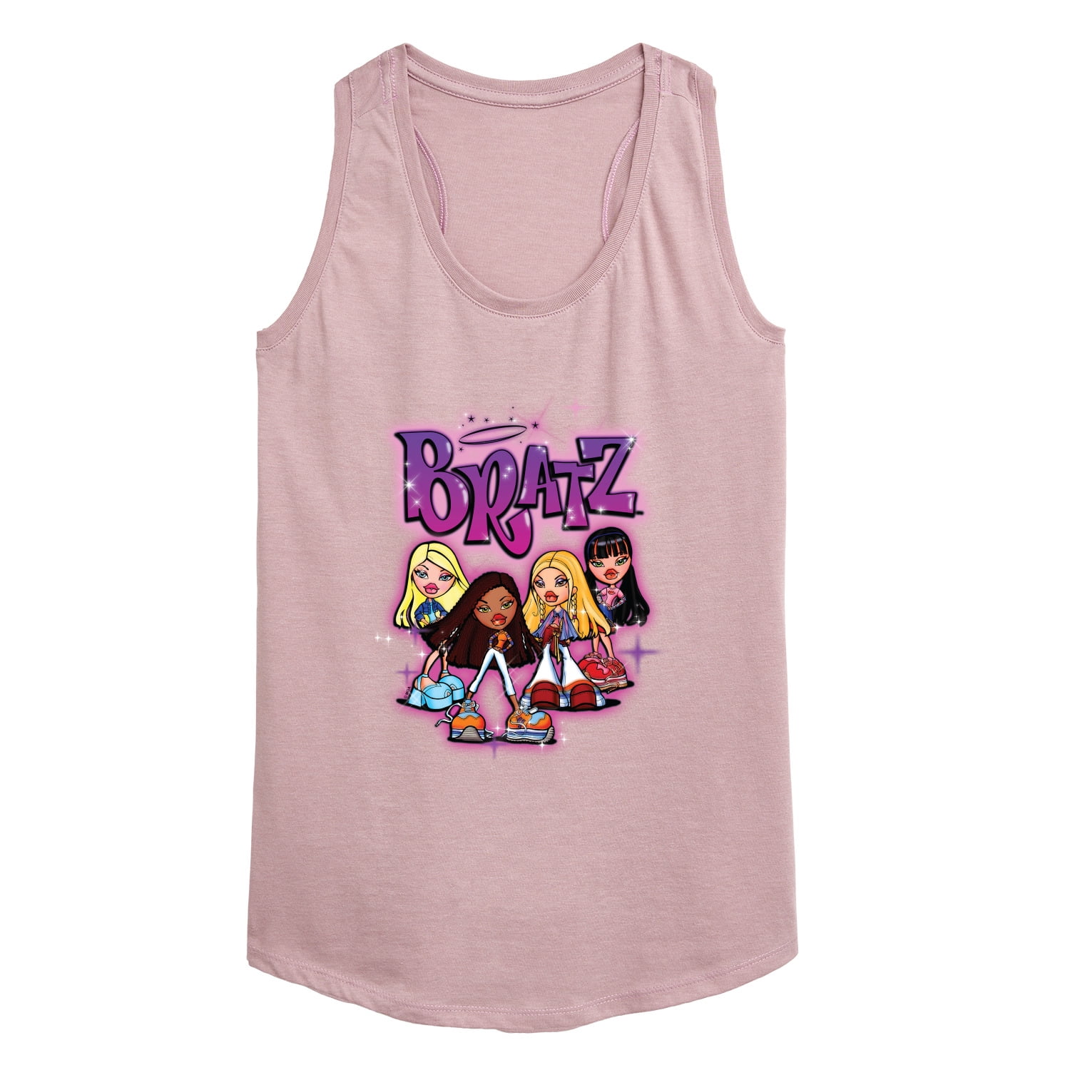 Bratz - Classic Cartoon Dolls - Women's Racerback Tank Top - Walmart.com