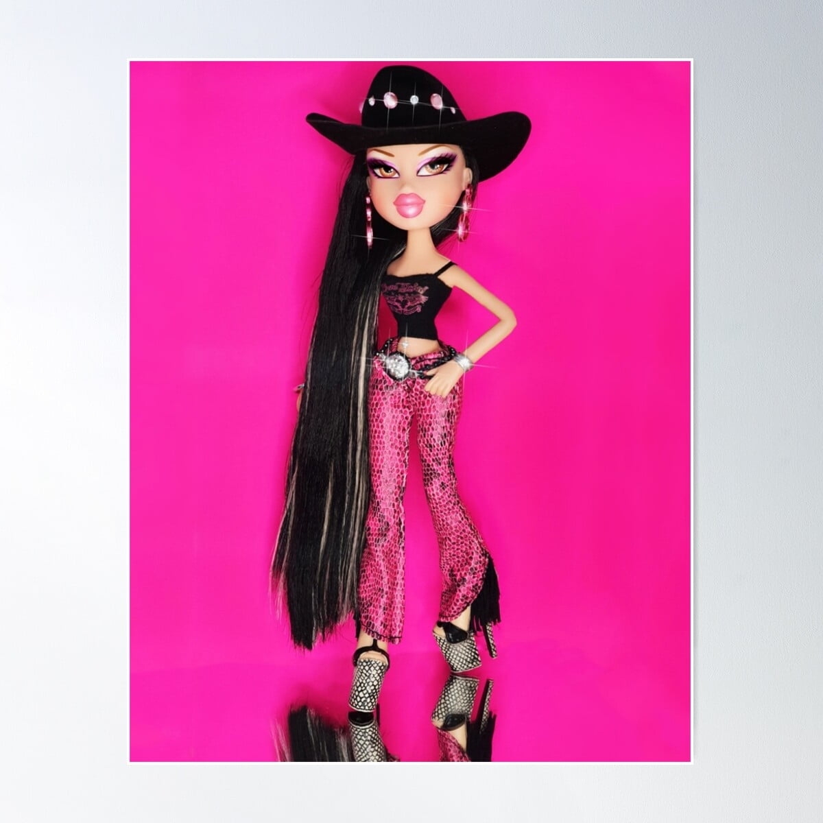 Bratz Cowgirl (@Bratz.Blush) Poster Wall Art, Modern Wall Decor For ...