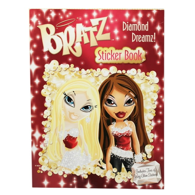 Bratz Two Full Pages of Diamond Dreamz Stickers Book - Walmart.com