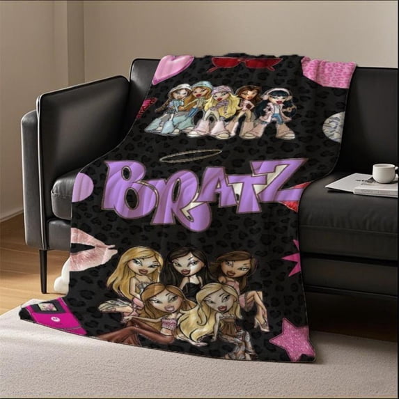 Bratz Extra Large Plush Blanket - Soft Thickened All-Season Luxury ...