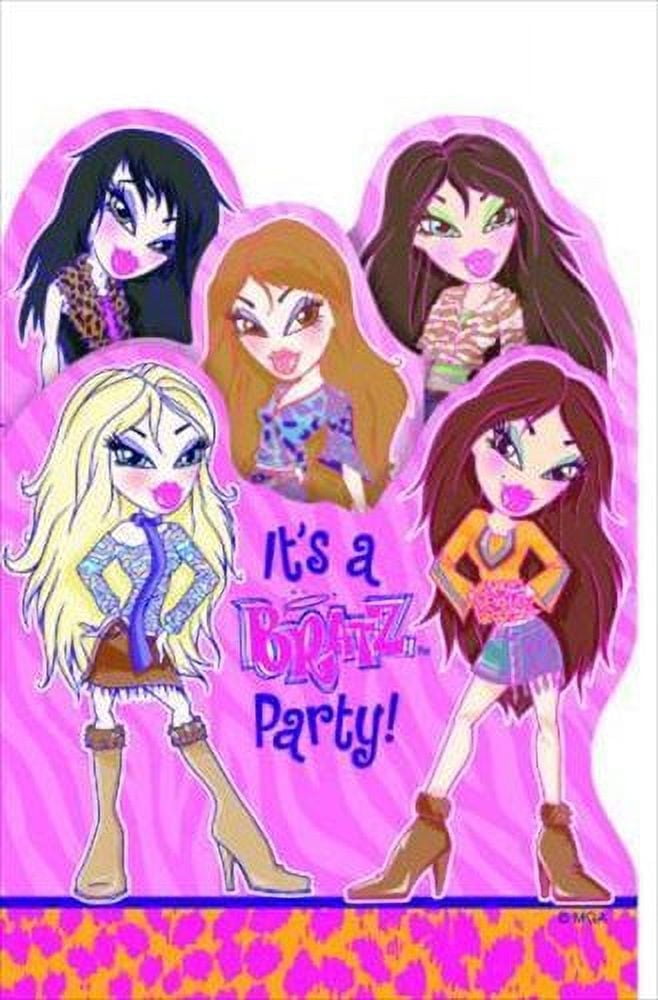 Bratz 'Fashion Fierce' Invitations w/ Env. (8ct) - Walmart.com