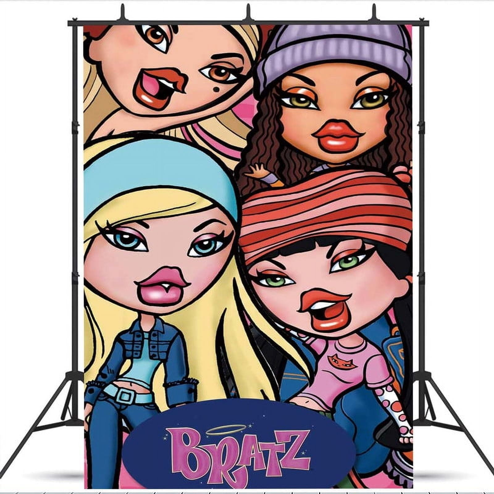 Bratz Girls Birthday Party Supplies Banner Backdrop Background ...
