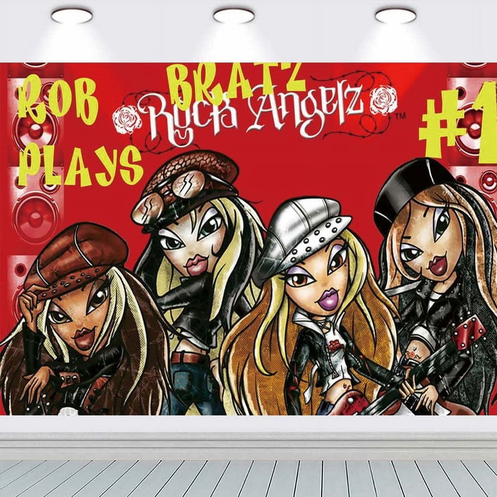 Bratz Girls Party Supplies Backdrop Banner Poster Birthday Decorations ...