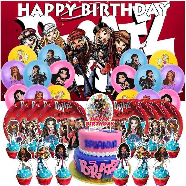 Bratz Girls Party Supplies Balloons Tableware Birthday Decorations ...