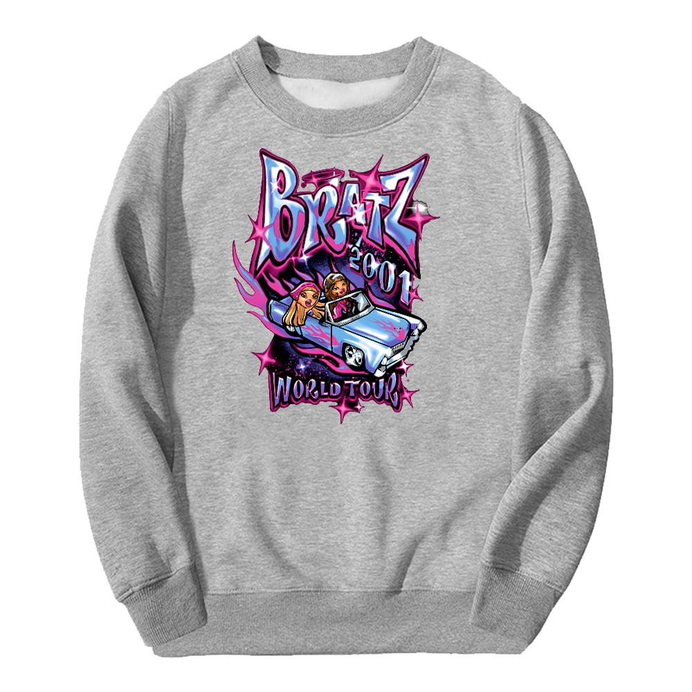Bratz Merch Y2K Streetwear Crewneck Long Sleeve Sweatshirts Men Women ...