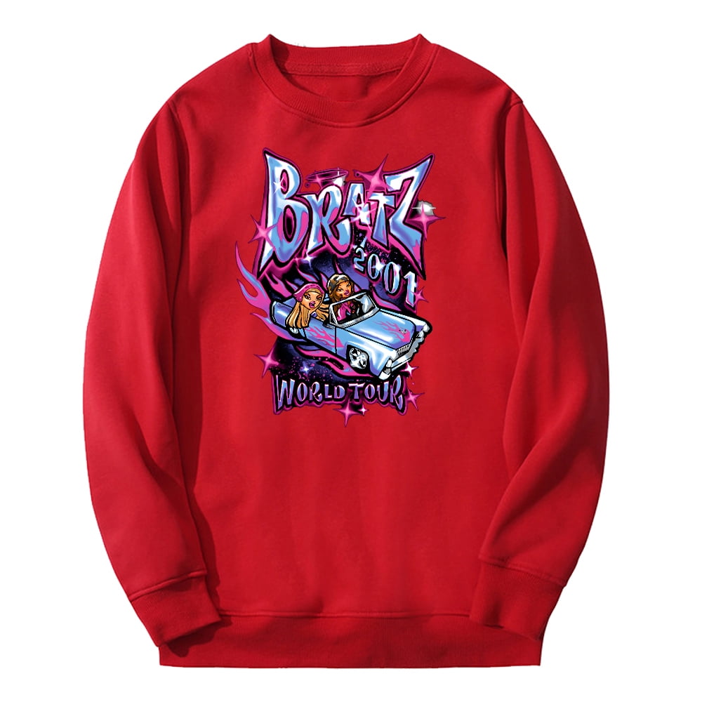 Bratz Merch Y2K Streetwear Crewneck Long Sleeve Sweatshirts Men Women ...