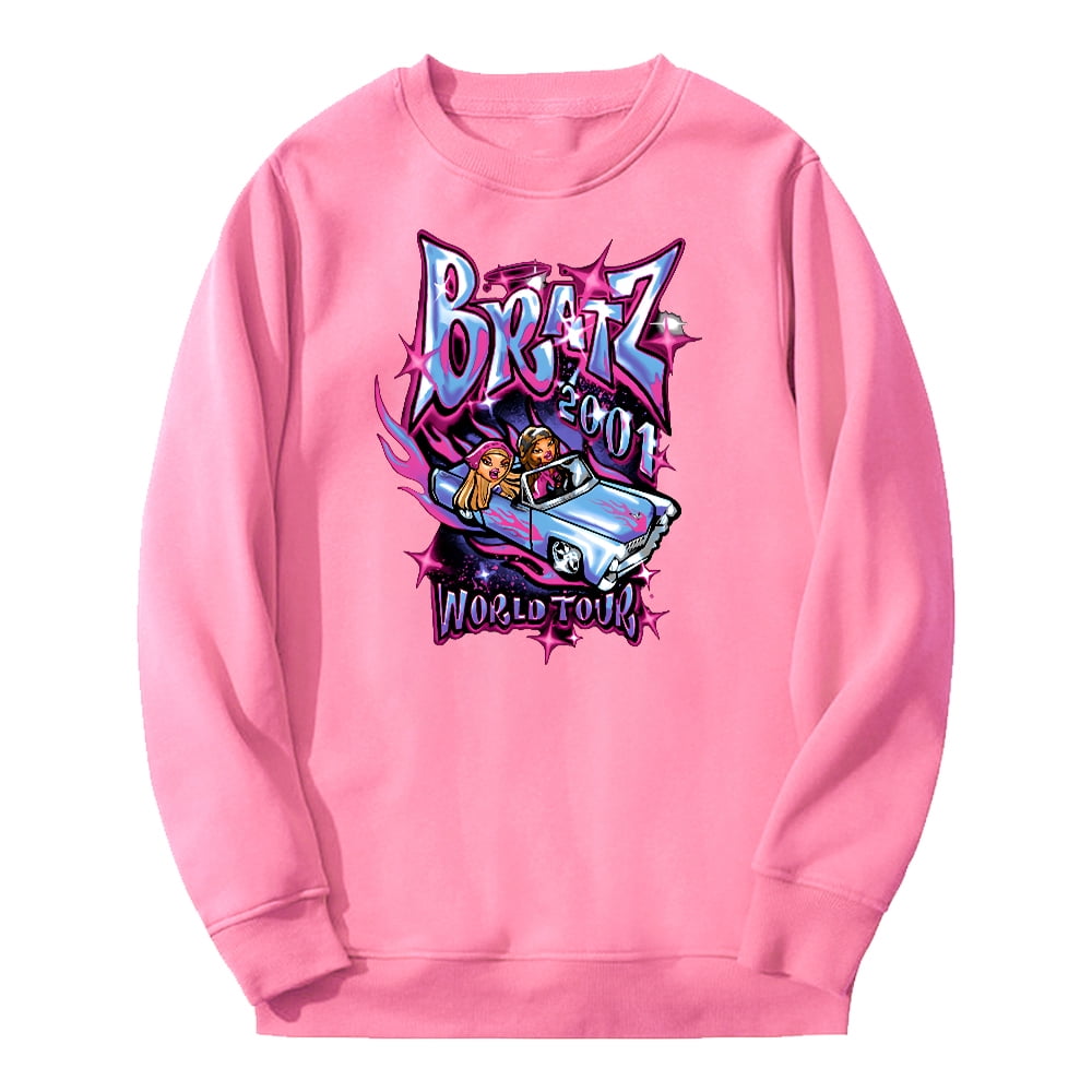 Bratz Merch Y2K Streetwear Crewneck Long Sleeve Sweatshirts Men Women ...