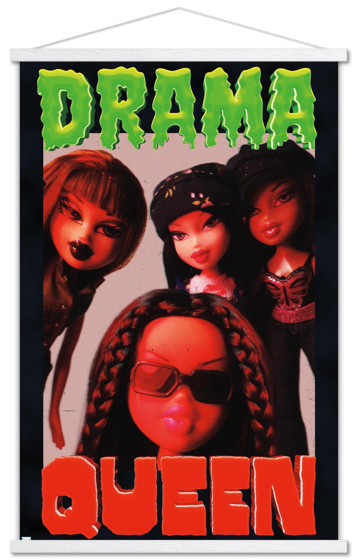 Bratz: Scream - Drama Queen Wall Poster with Magnetic Frame, 22.375" x ...