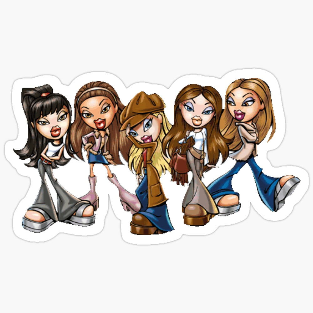 Bratz Sticker Phone Decal Water Bottle Stickers Car Decals, Laptop ...
