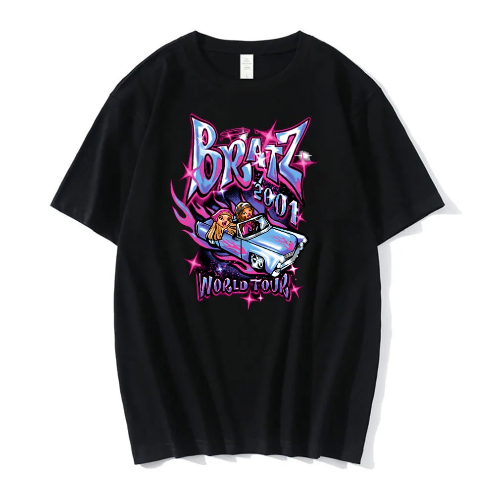 Bratz T-shirt Crewneck Short Sleeve Tee Y2K Streetwear Men Women ...