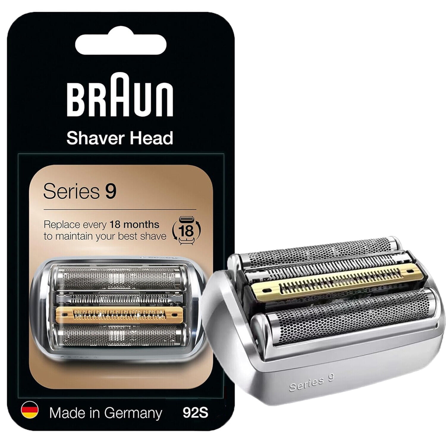 Braun 92S Electric Shaver Replacement Head Foil Razor Series 9 Cassette ...