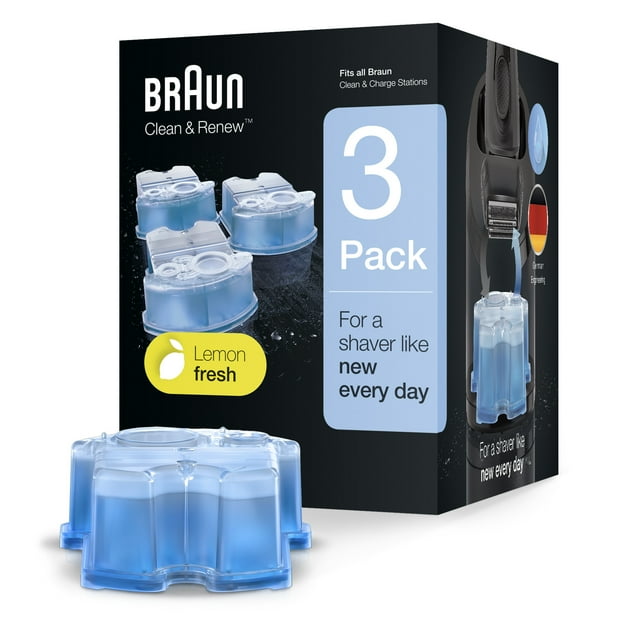 Braun Clean & Renew Refill Cartridges CCR - 3 Pack - Walmart.com