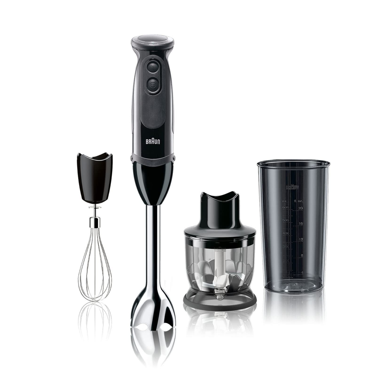 Braun MQ5025 Hand Blender Multiquick Vario, MQ5025, Black - Walmart.com