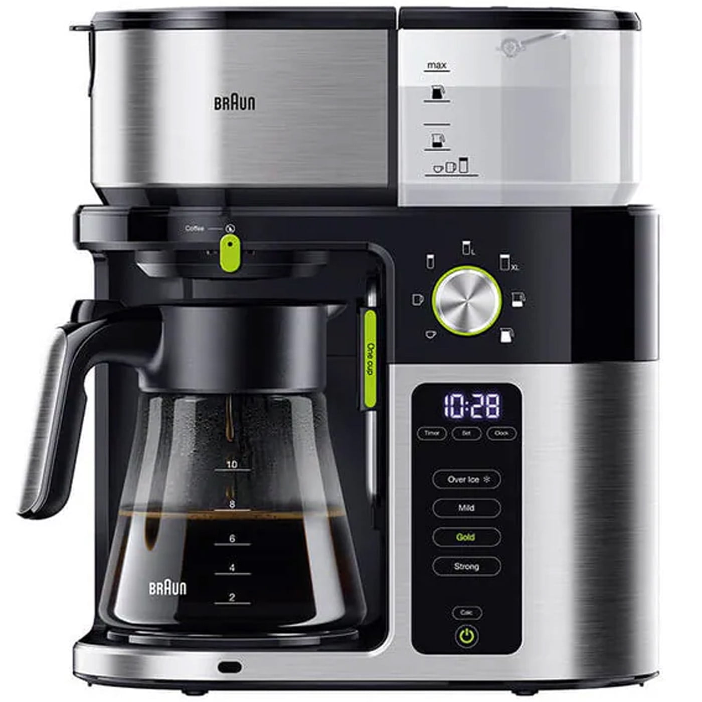 Restored Braun MultiServe Drip Coffee Maker, Black KF9050 (Refurbished ...