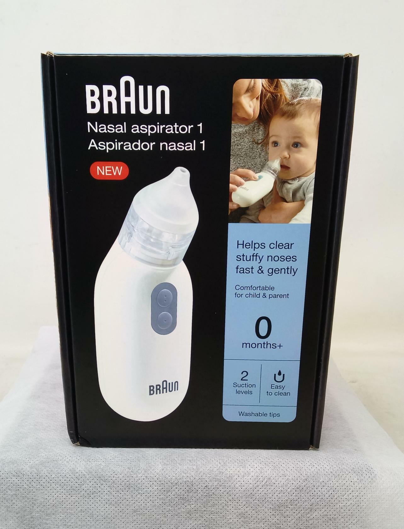 Braun Nasal Aspirator 1 for Infants and Toddlers - 2 Levels, BNA100 - Walmart.com