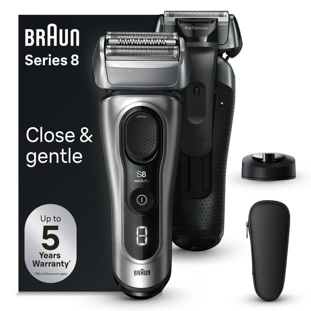 Braun Series 8 Wet & Dry Electric Shaver, Charging Stand, 8517s Galvano ...
