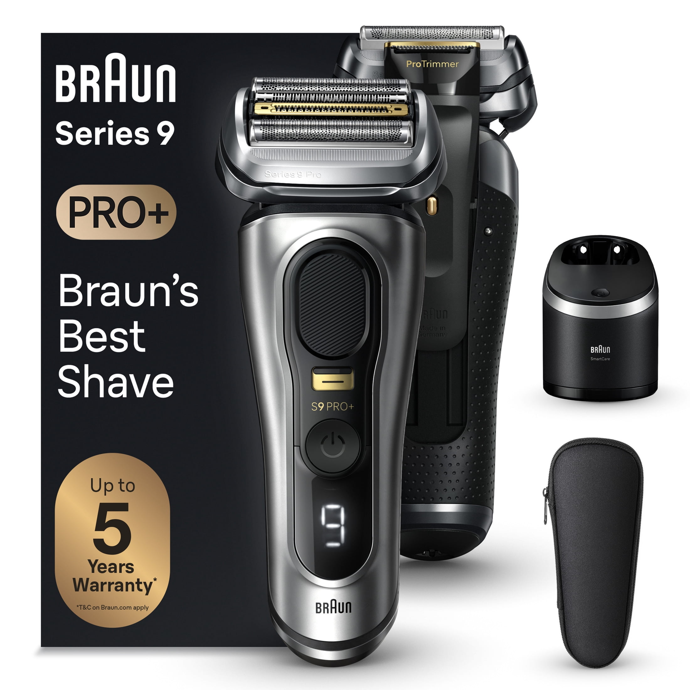 Braun Series 9 PRO+ Electric Shaver, 6in1 SmartCare Center & Travel ...