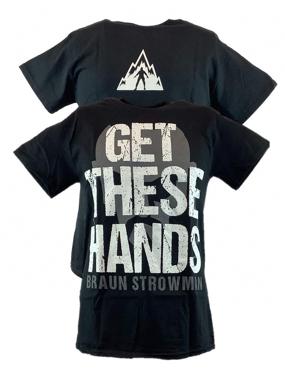 Braun Strowman Get These Hands Mens Black T-shirt XXL - Walmart.com
