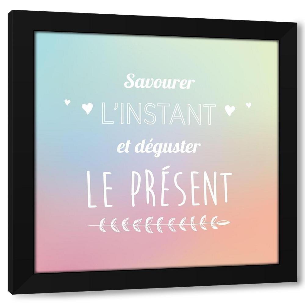 BRAUN Studio 15x15 Black Modern Wood Framed Wall Art Titled - Savourer ...