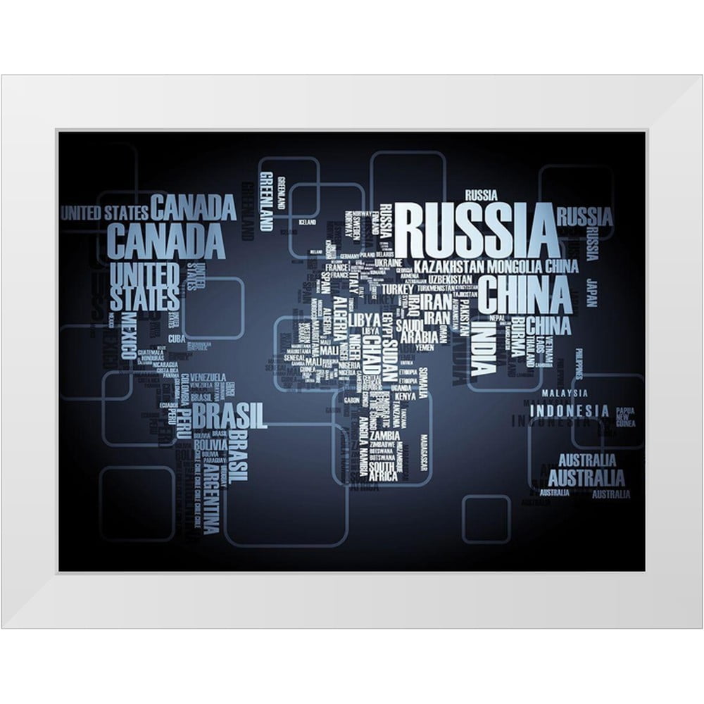 Braun Studio 24x19 White Modern Wood Framed Museum Art Print Titled ...