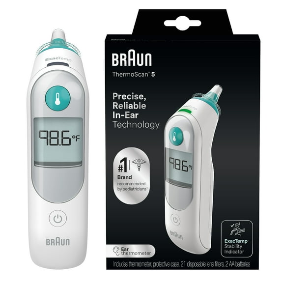 Braun ThermoScan 7+ Connect Ear Thermometer, IRT6575US HSA/FSA Eligible ...