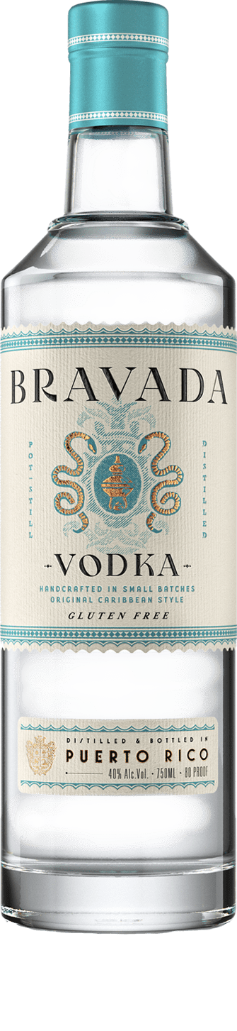Bravada Vodka Puerto Rico Glass Bottle 750ml ABV: 40% - Walmart.com