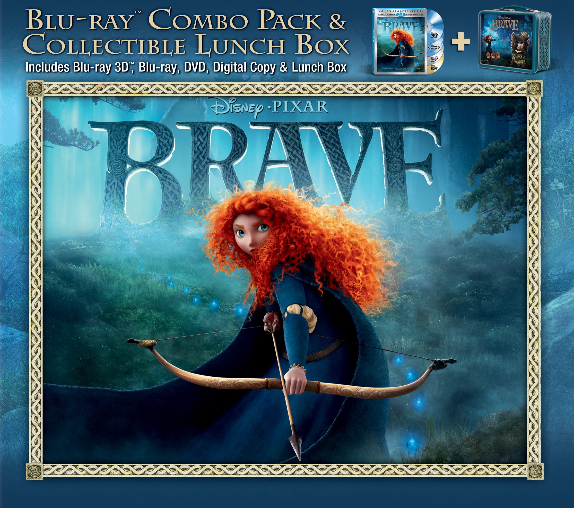 Brave [3D] [Blu-ray/DVD] [Includes Digital Copy] [Lunch Box] [Blu-ray ...