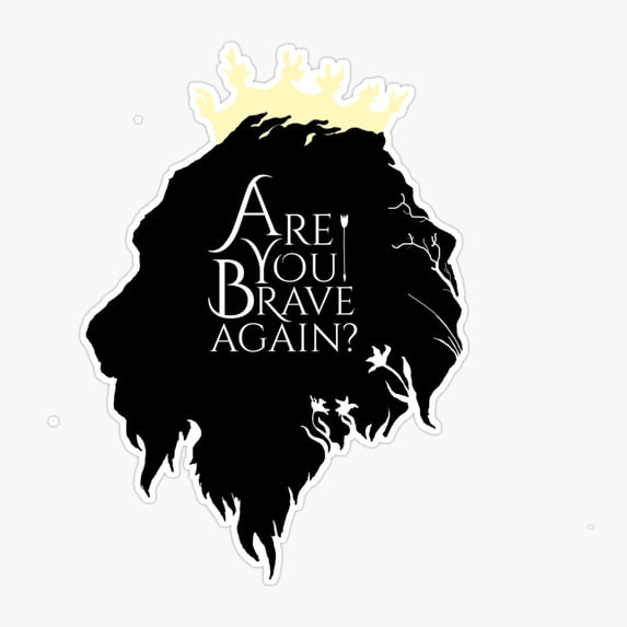Brave Again Sticker - Walmart.com