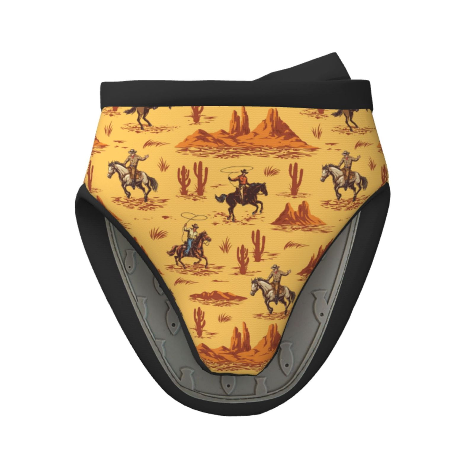 Brave Cowboys Oven Mitts Heat Resistant, Soft Lining Silicone Mini Oven ...