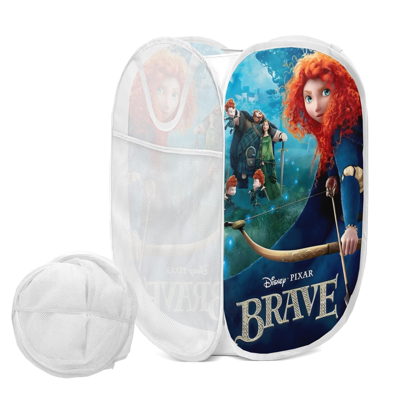 Brave Fold-Flat Printed Laundry Tote.15" × 24" - Walmart.com