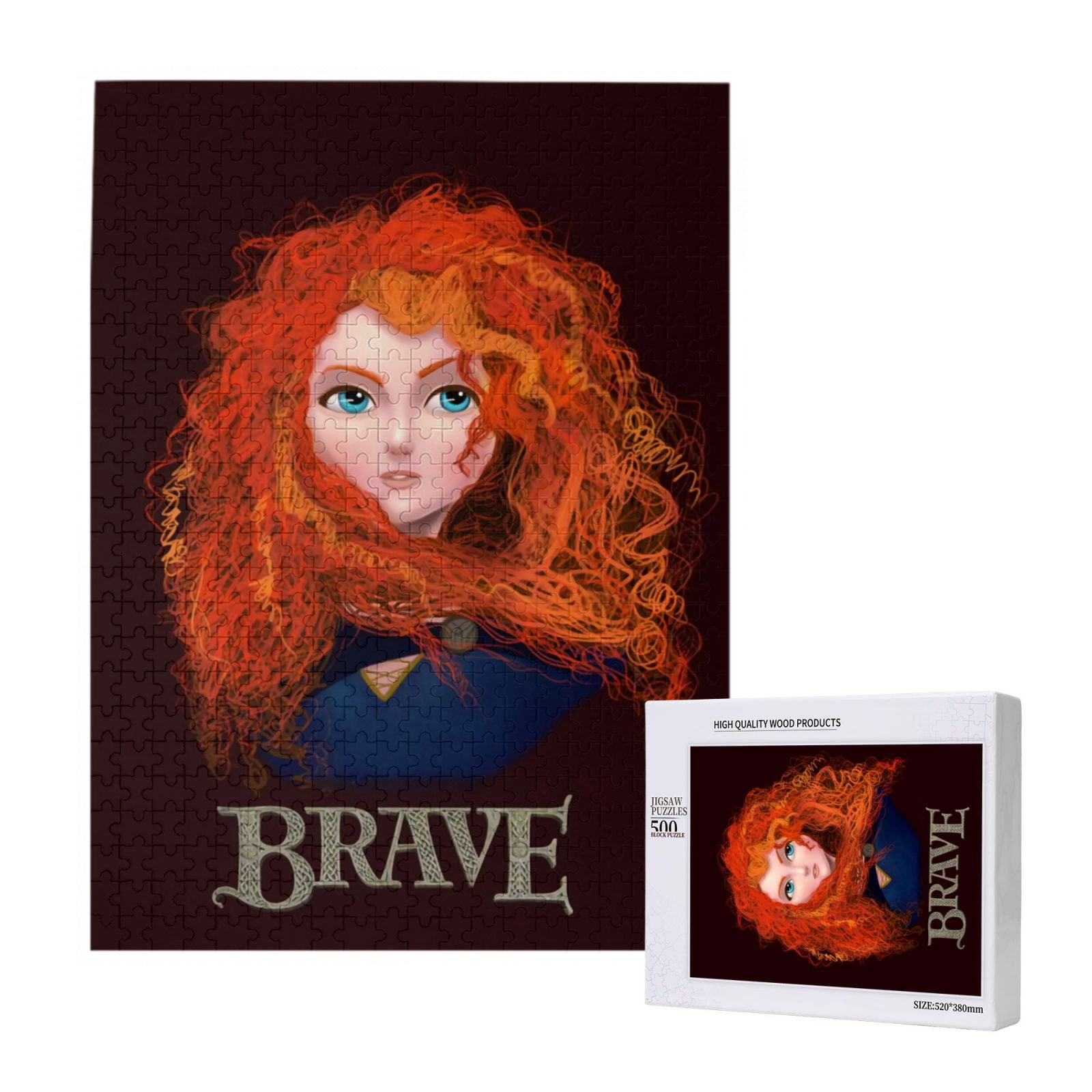 Brave Jigsaw Puzzles 300/500/1000 Pieces Wooden Puzzles Gift for Adults ...