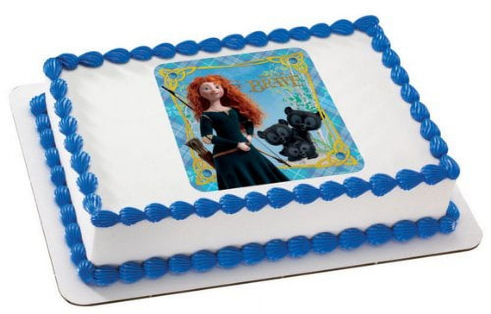 Brave Merida Image Edible Cake Topper Decoration - Walmart.com